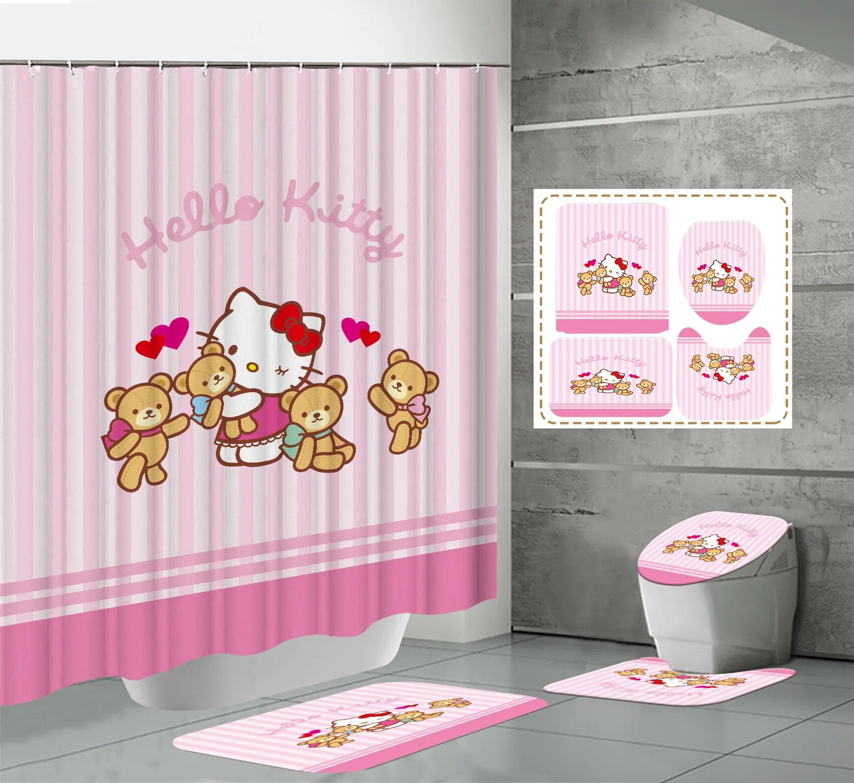 Miiniso Sanrios Anime Hello Kitty New Kawaii Digital Printing