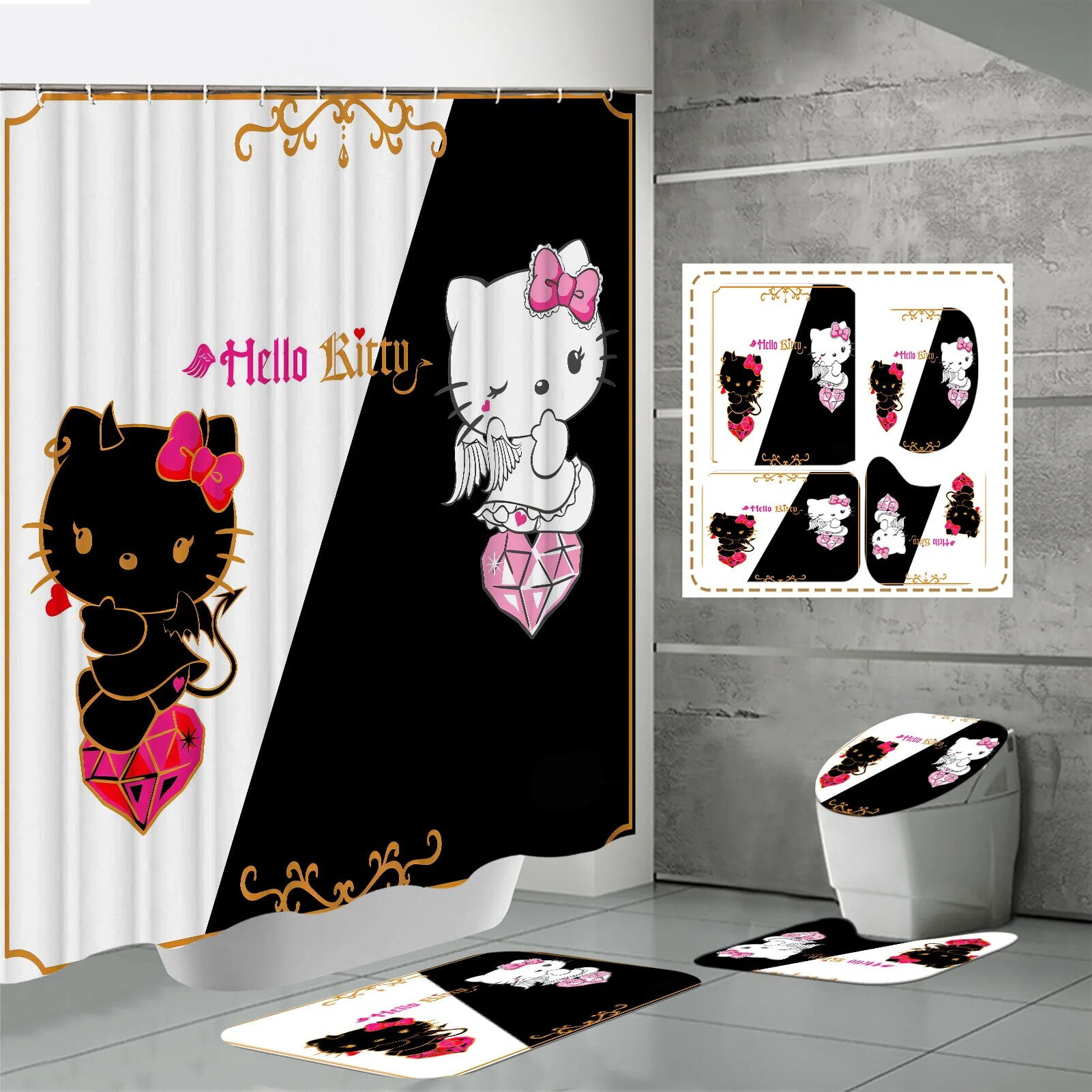 Miiniso Sanrios Anime Hello Kitty New Kawaii Digital Printing