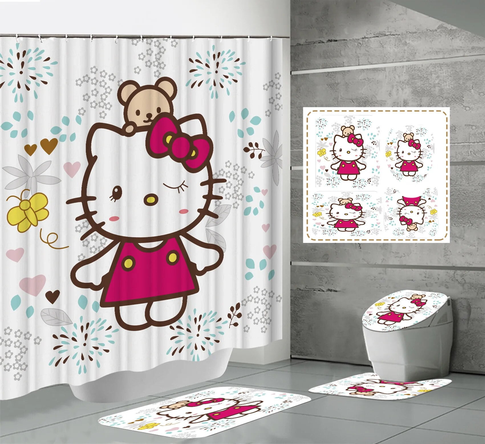 Miiniso Sanrios Anime Hello Kitty New Kawaii Digital Printing