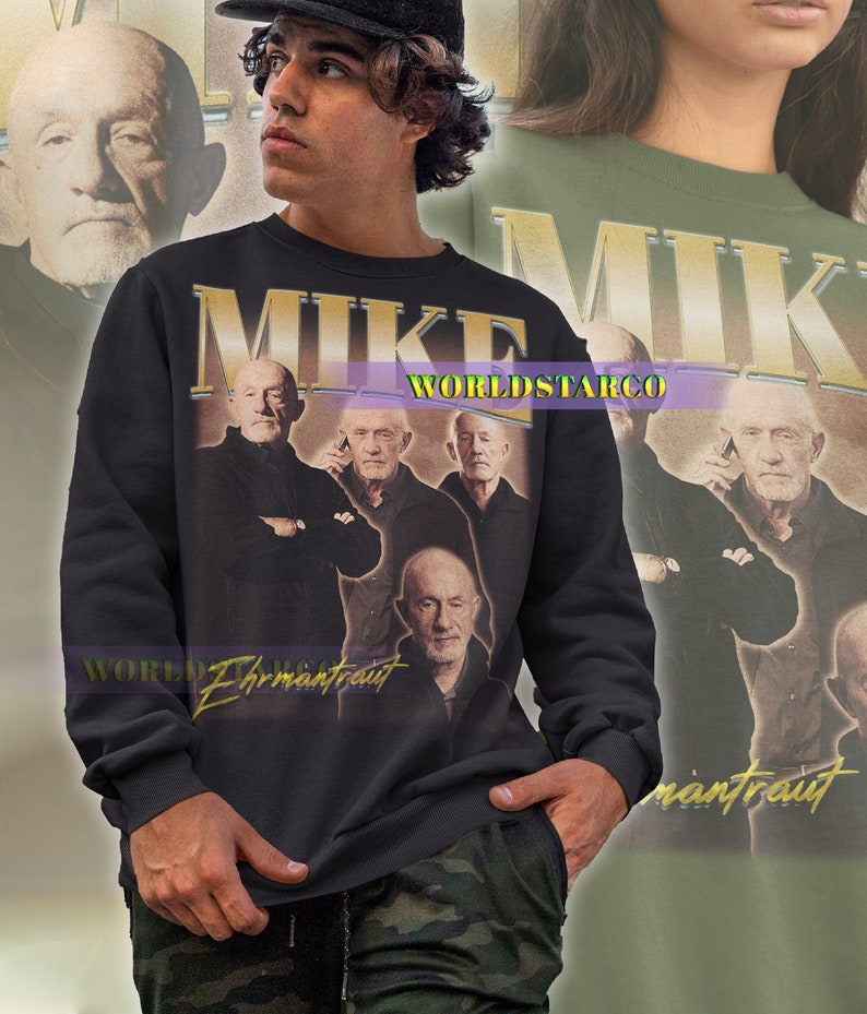 MIKE EHRMANTRAUT Sweatshirt, Mike Ehrmantraut Homage Sweatshirtter ...