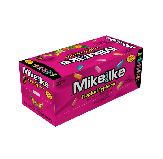 Mike and Ike Tropical Typhoon Chewy Candies .78-oz. Box - Walmart.com
