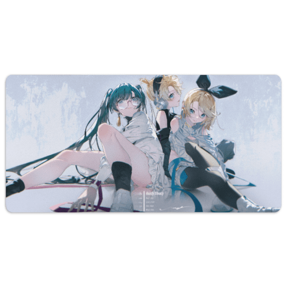 MIKU Mouse Pad Large 40.0 X 20.0 In,Hatsune Miku Mouse Pad PC Mouse ...