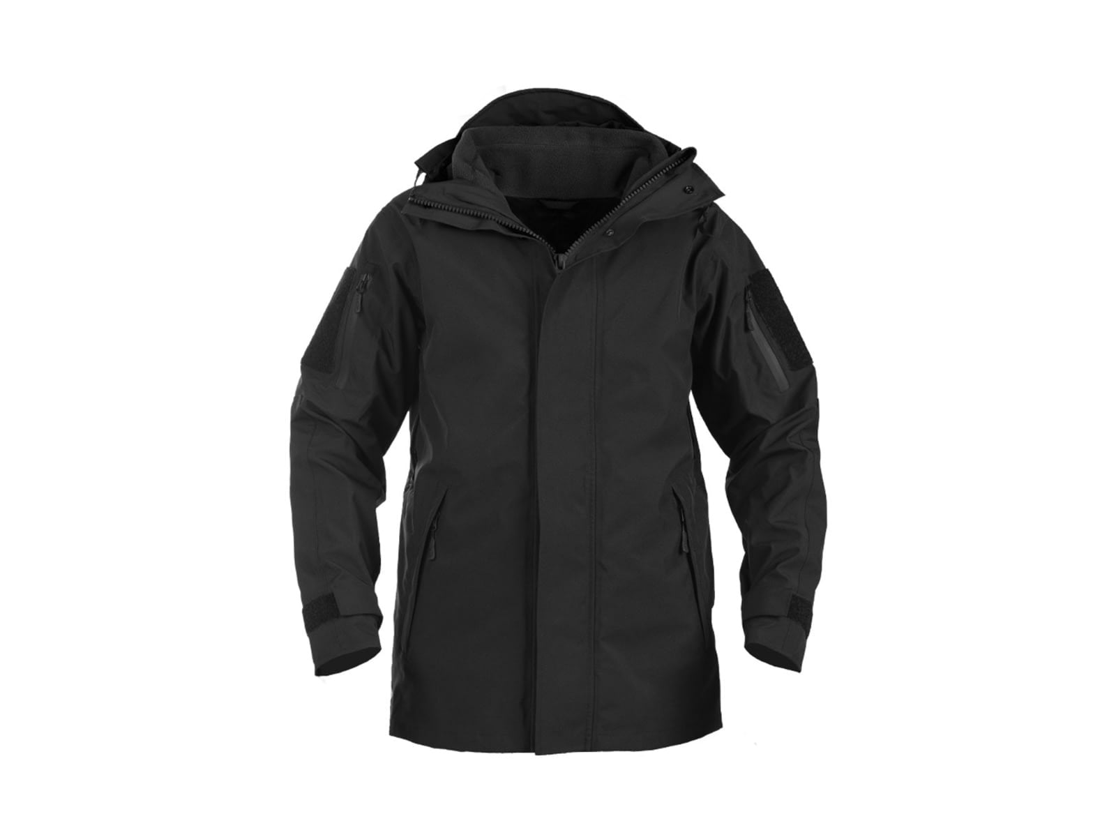 MIL-TEC Gen II Trilam. Wet Weather Jacket w/Fleece Liner - Men's, Black ...