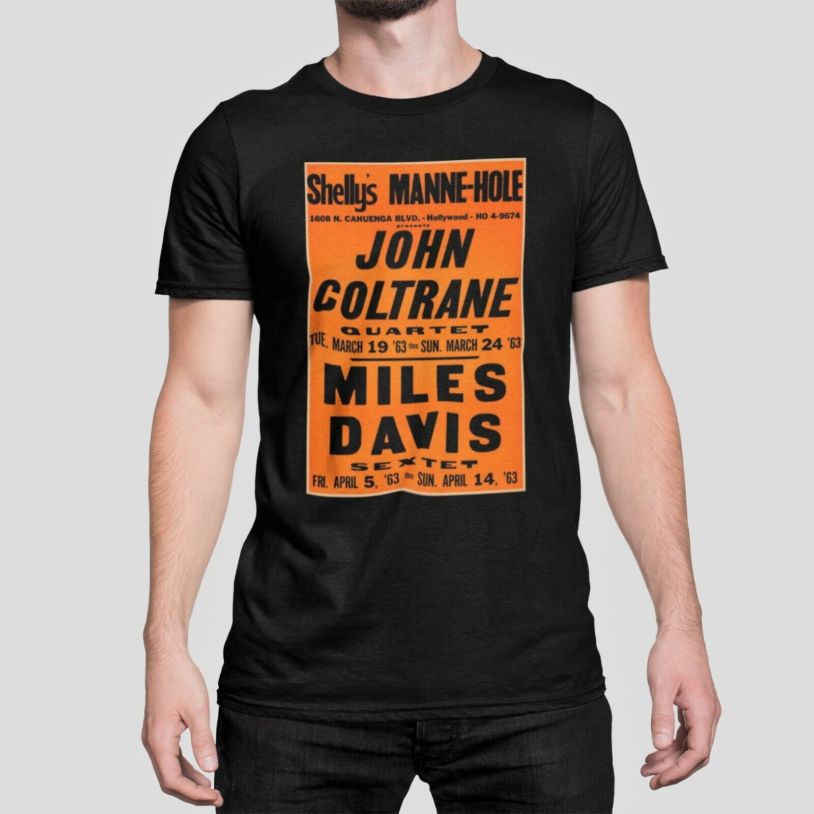MILES DAVIS JOHN COLTRANE vintage jazz concert poster t-shirt - Walmart.com