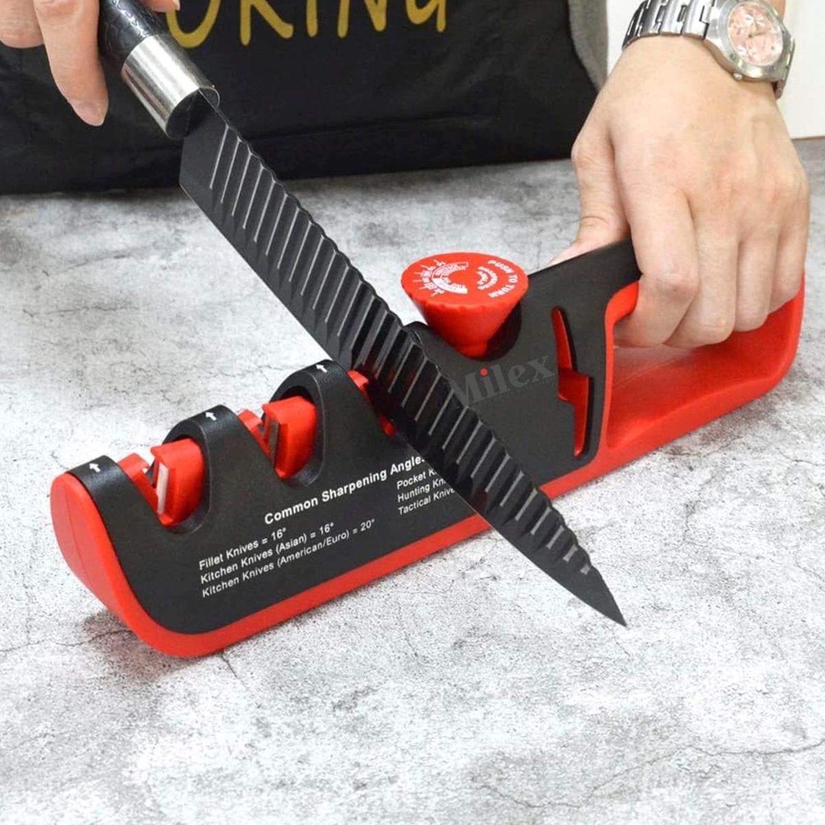MILEX Precision Knife Sharpener RED - Walmart.com