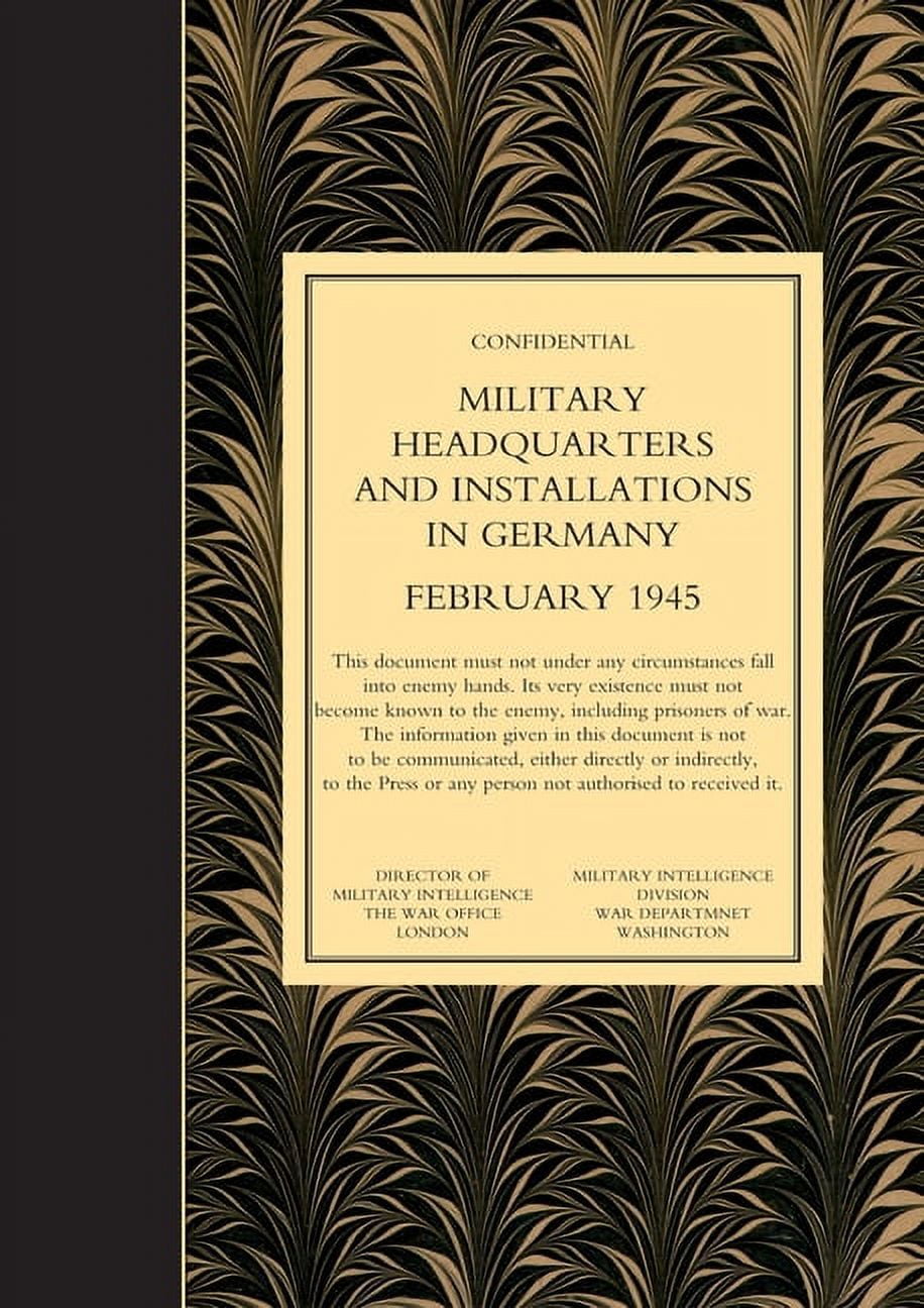 MILITARY HEADQUARTERS AND INSTALLATIONS IN GERMANY (First Revision ...