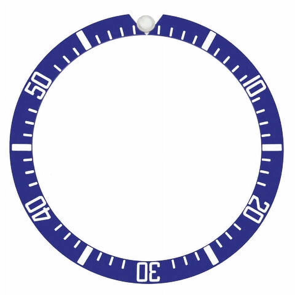 MILITARY SUBMARINER BEZEL INSERT FOR ROLEX PLASTIC BLUE 1680, 5512 ...