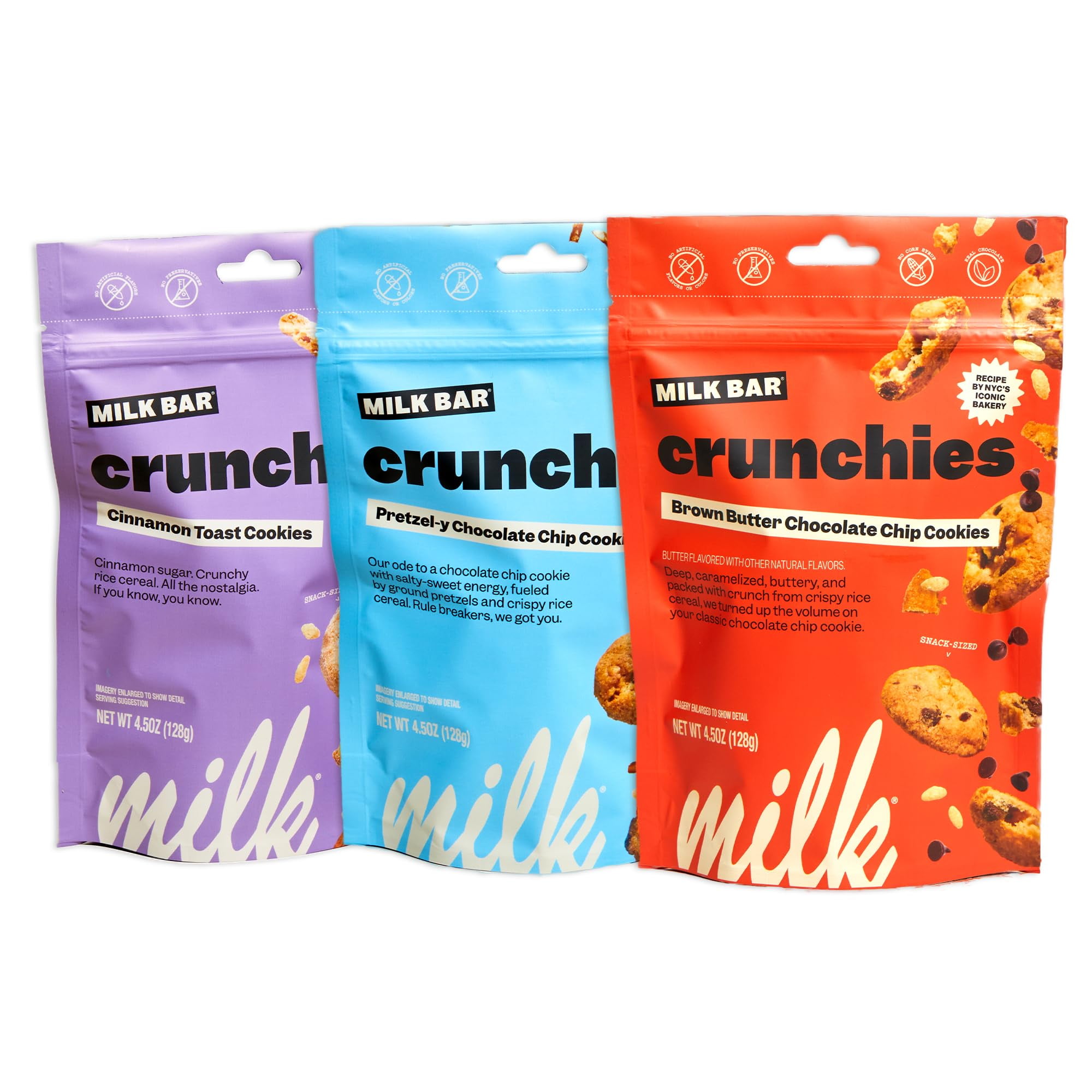 MILK BAR Crunchies | DC20 Crunchy Bite Sized Cookies With No Artificial ...