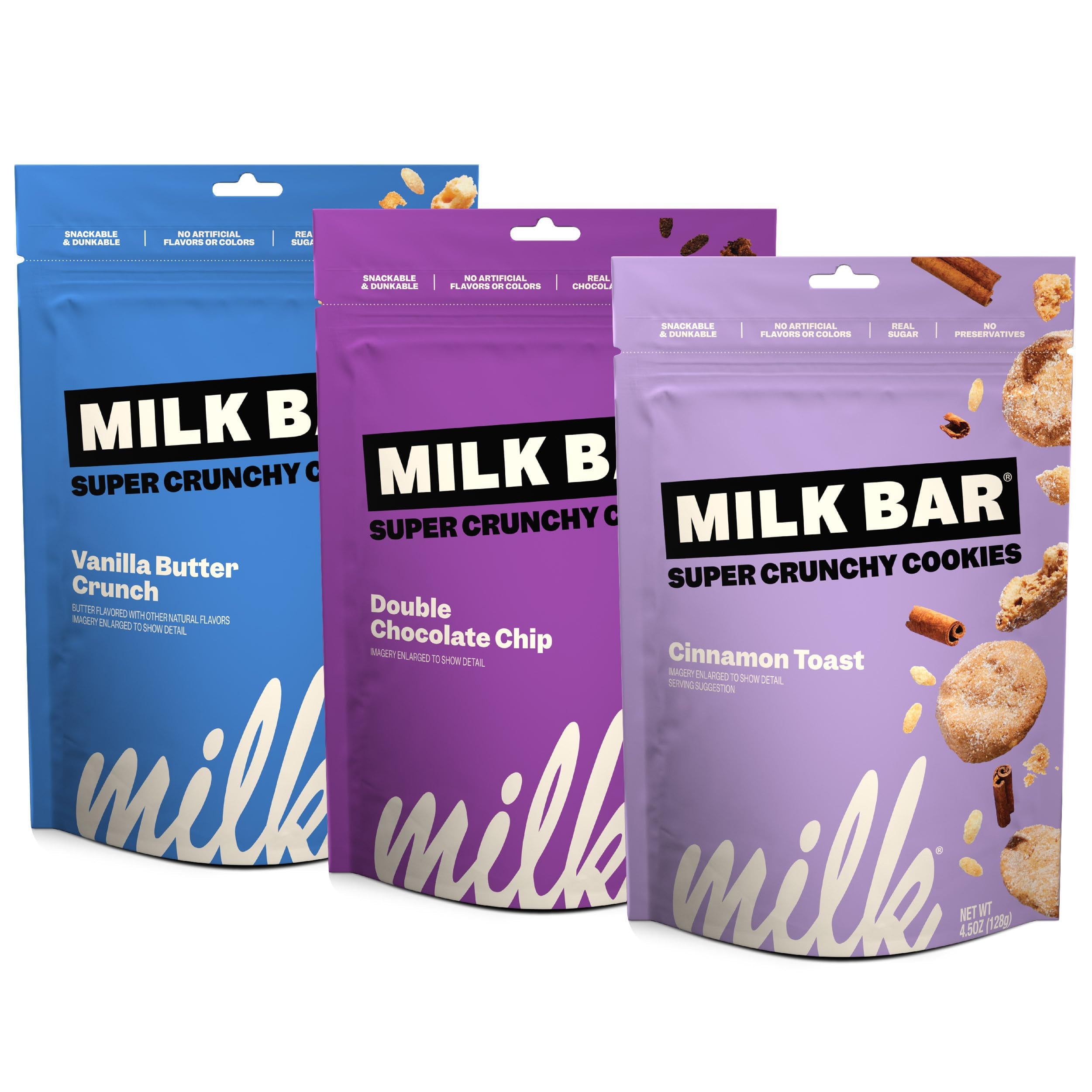 MILK BAR Crunchies | IRF13 Crunchy Bite Sized Cookies With No ...