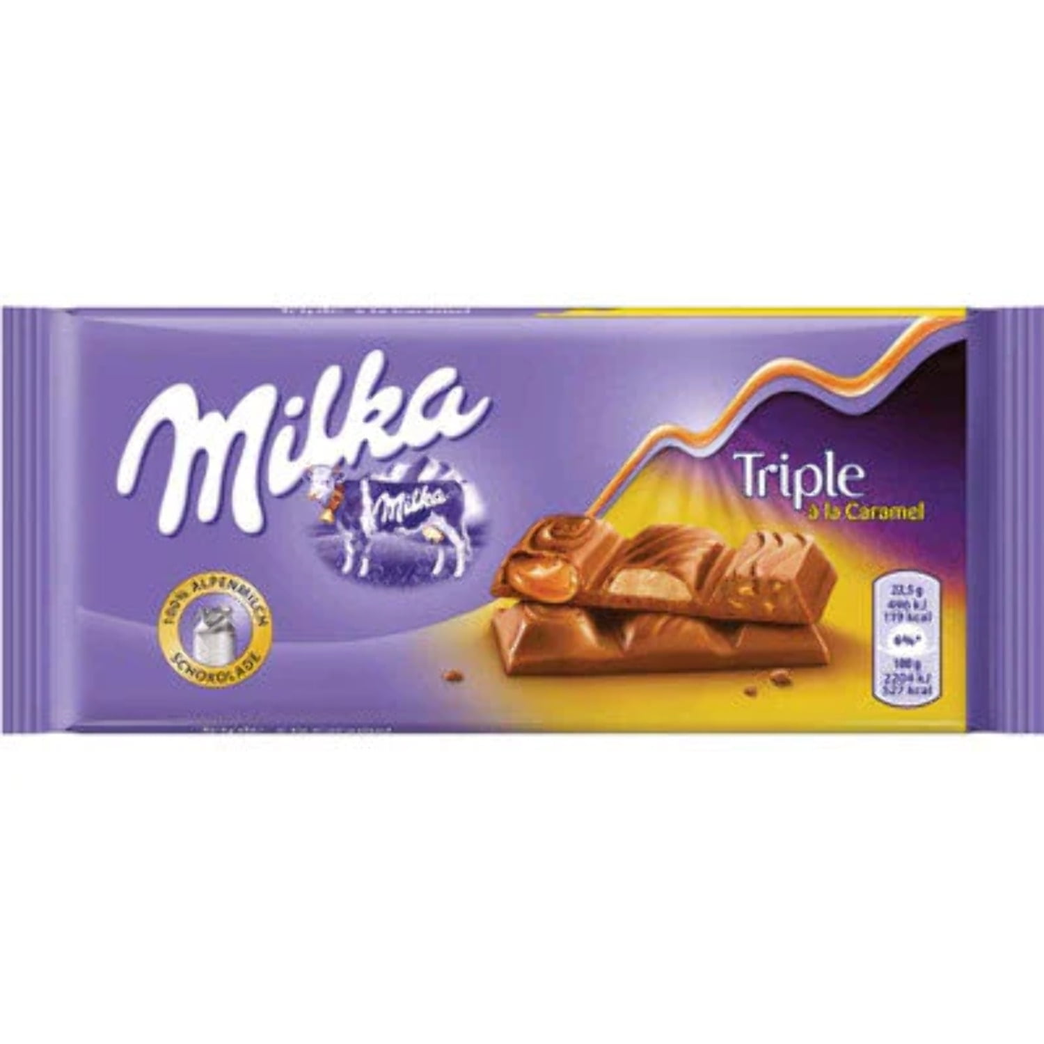 MILKA CHOCOLATE TRIPLE SABOR CARAMELO 100 g - Walmart.com