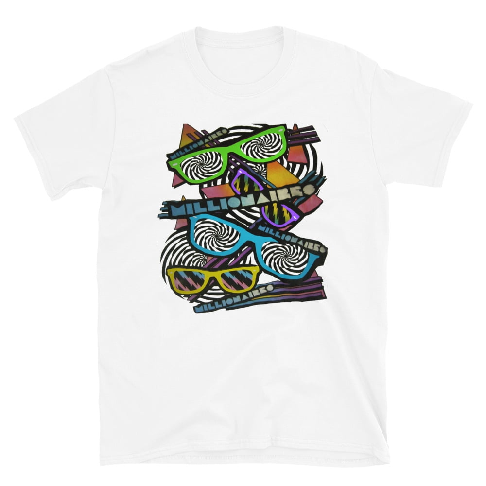MILLIONAIRES Trippy Spiral Sunglasses Scene Emo Scene Band T-Shirt ...