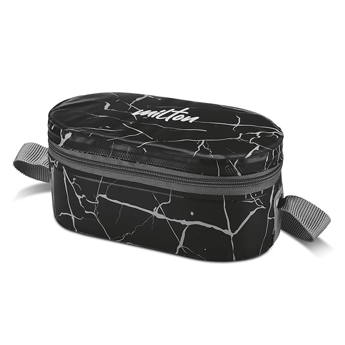 MILTON Executive Lunch Box, 2 Inner Steel Round Containers 280ml Each ...