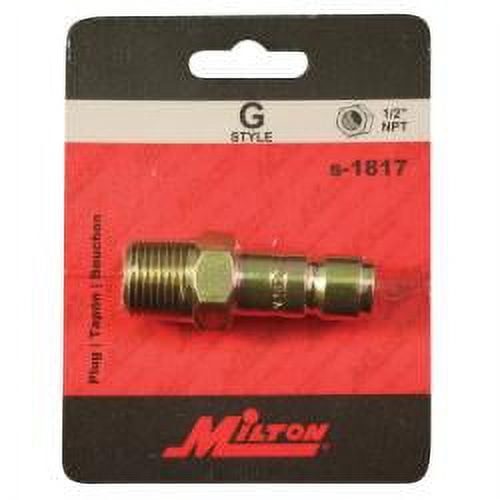 MILTON INDUSTRIES INC 1/2M PLG CPLR - Walmart Business Supplies