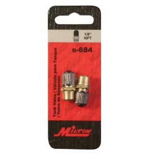 MILTON INDUSTRIES INC 1/8NPT TANK VALVE 2PK - Walmart.com