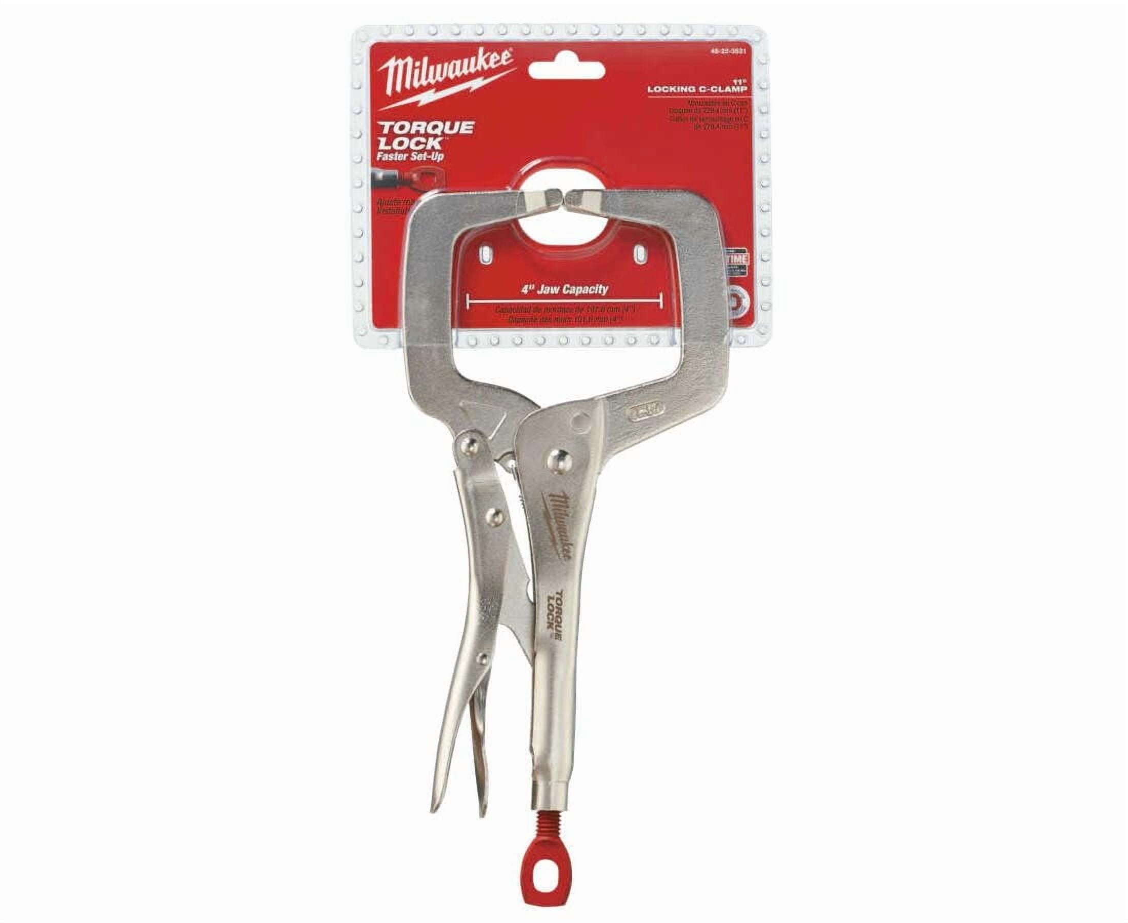 MILWAUKEE ELECTRIC TOOL 48-22-3531 2490363 Torque Lock Locking C-Clamp ...