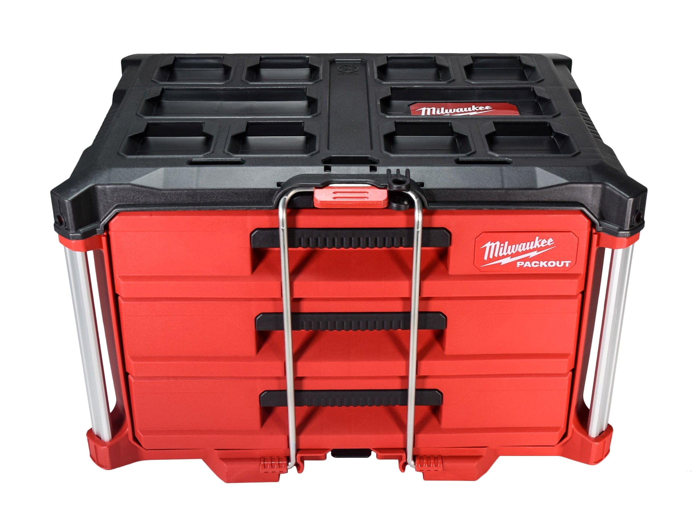 Milwaukee PACKOUT 3-Drawer Tool Box – Modular Storage with Locking ...