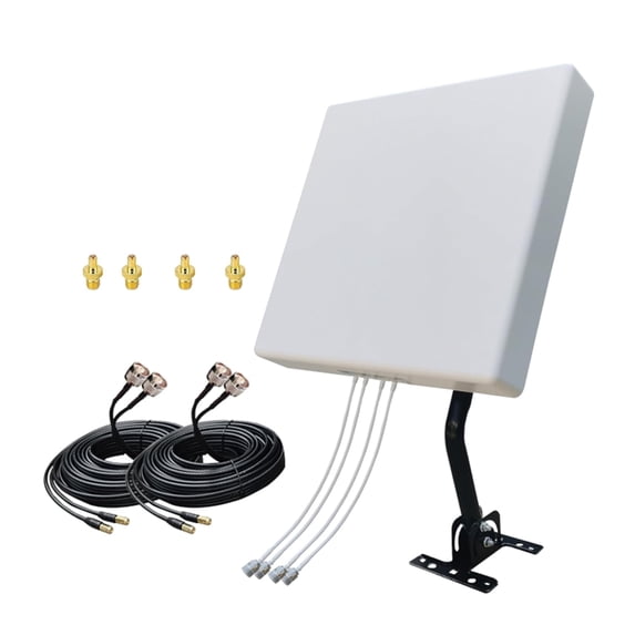 4x4 Panel External Antennas Kit for 4G LTE/5G Hotspots TV Antenna ...