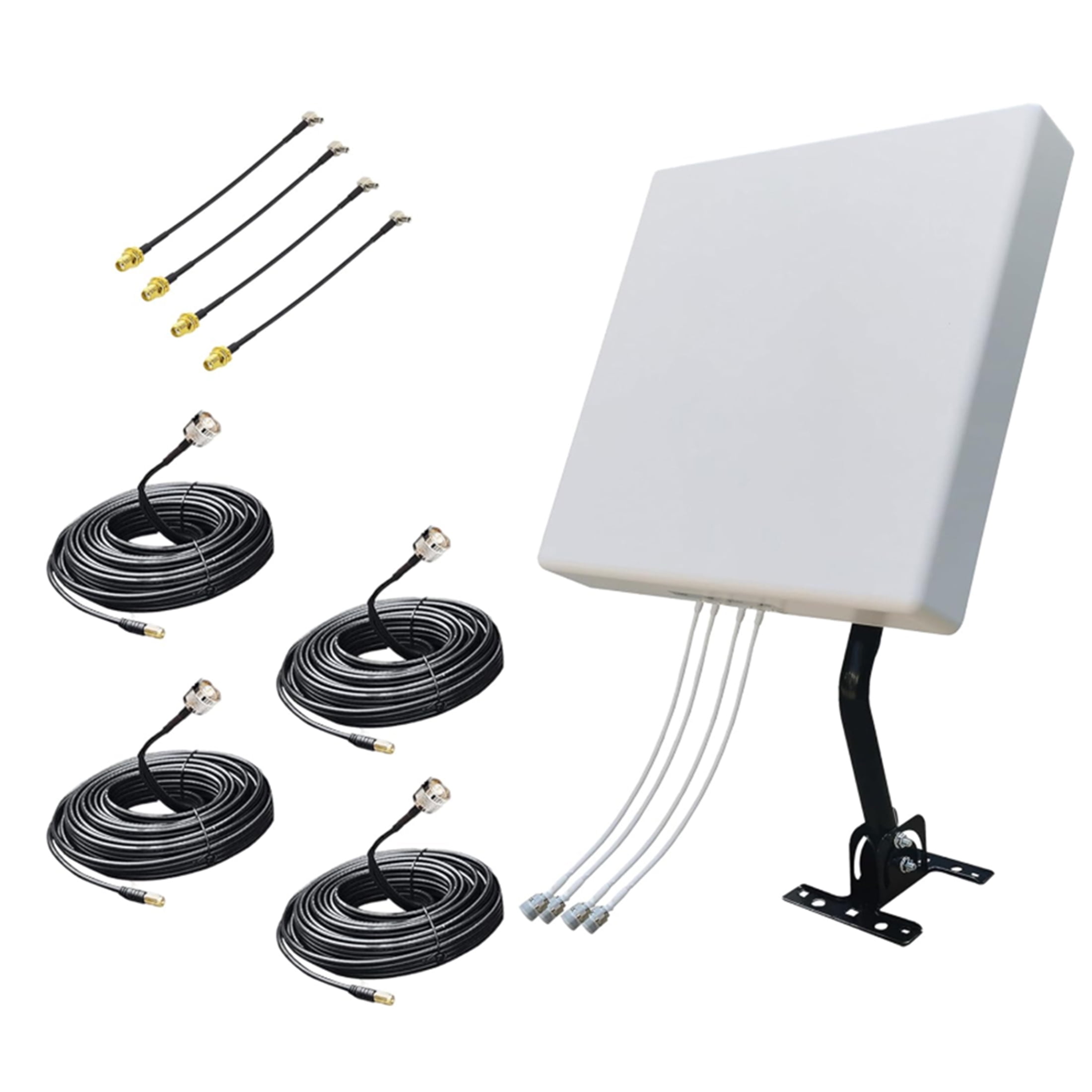 Outdoor 4x4 MIMO Directional Panel Antenna Kit for 4G LTE & 5G Routers ...
