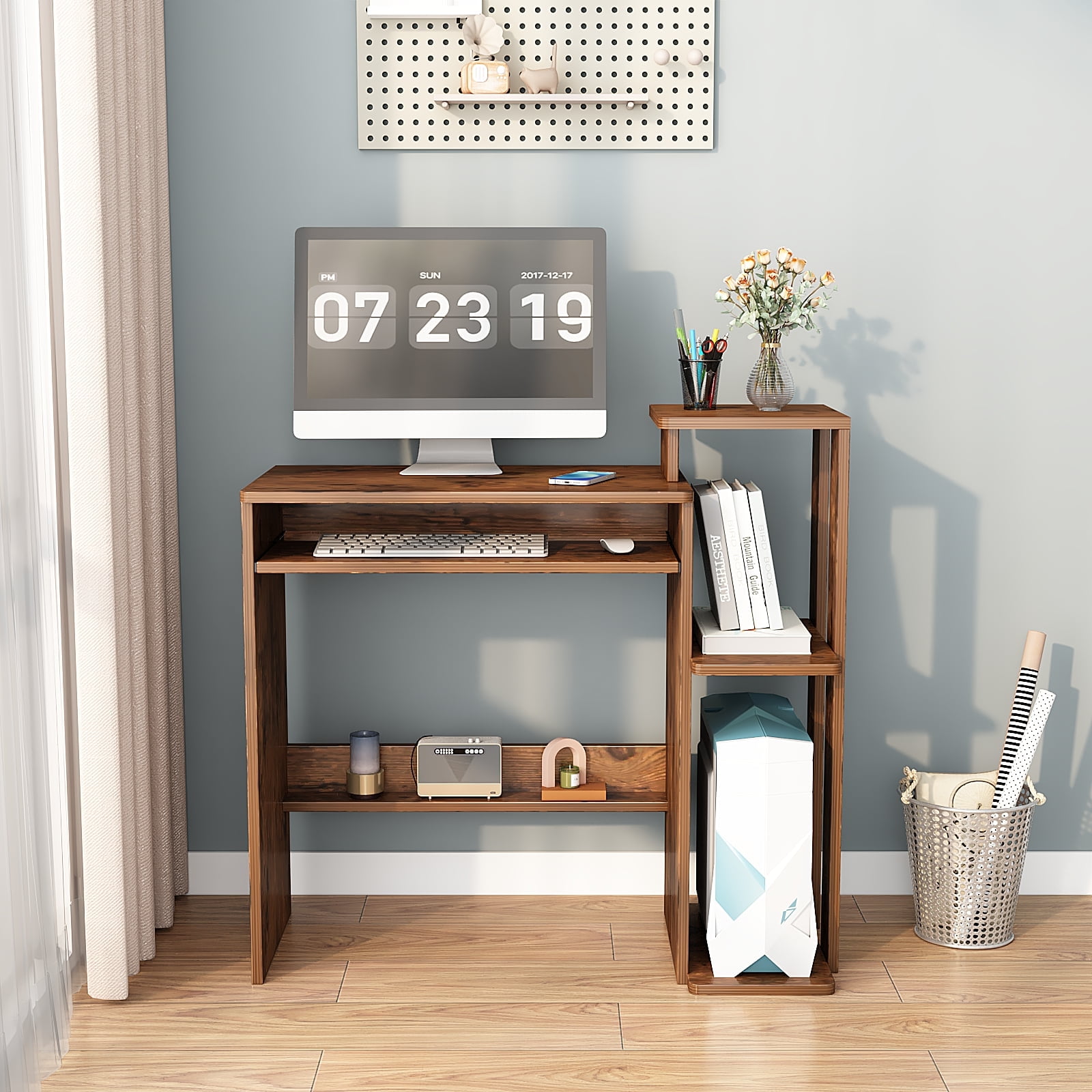 MIN EN WIN A simple and practical computer desk with optimized space ...