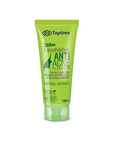 MINAL Nikhar AntiAcne Face Cleanser 100gm Pack Of 3 - Walmart.com