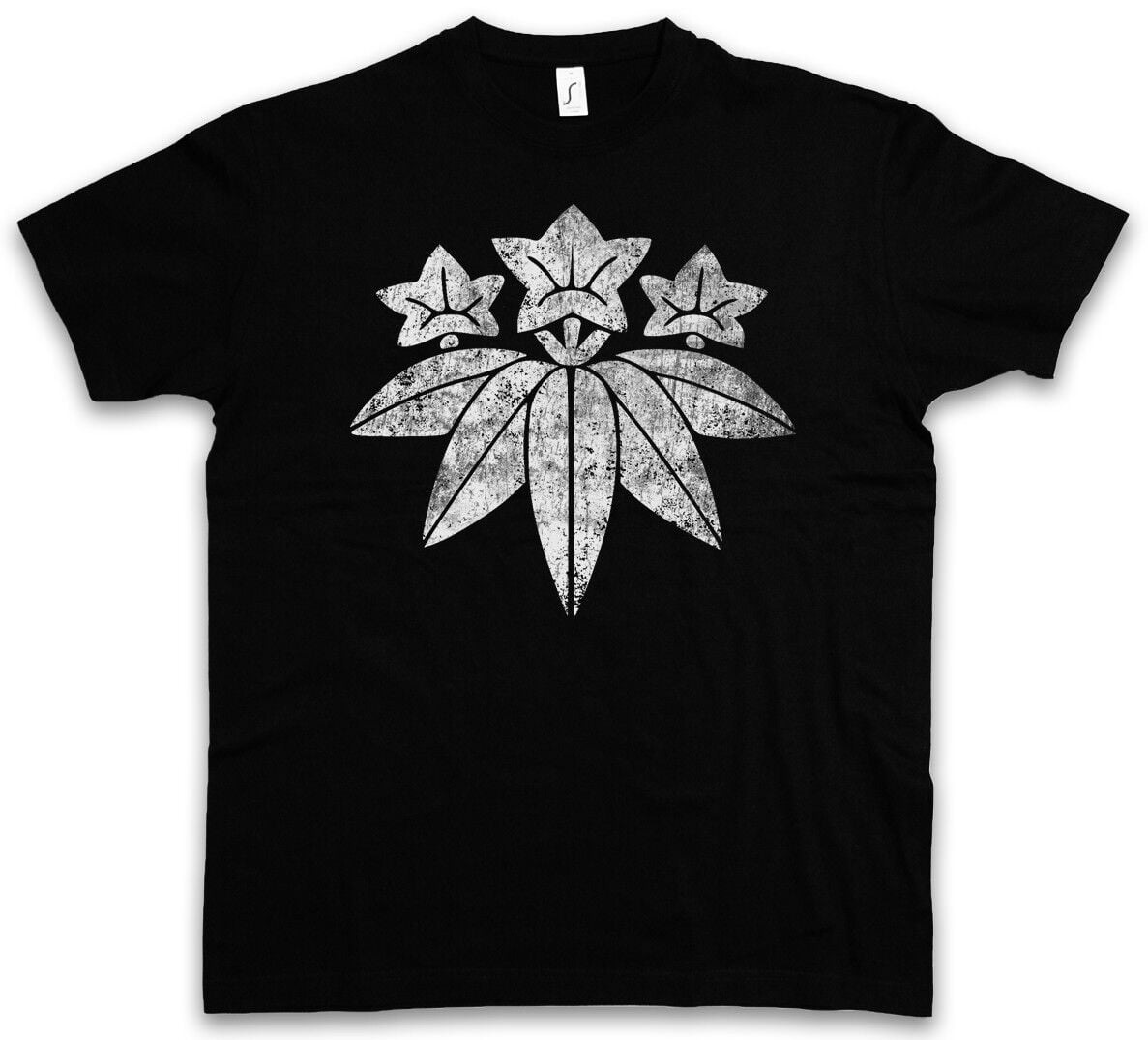 MINAMOTO CLAN MON T-SHIRT Shogun Samurai Ninja Flag - Walmart.com