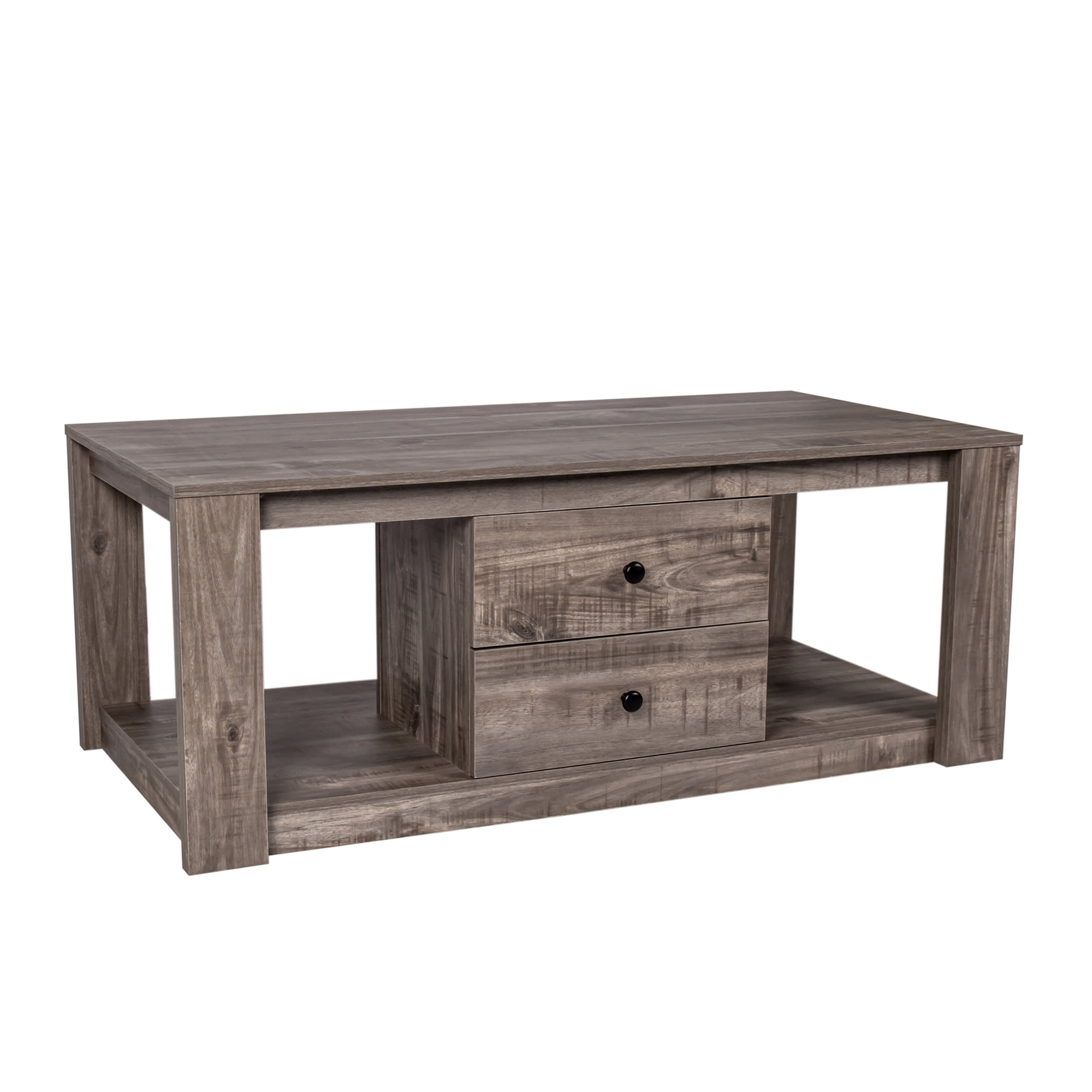 MINCETA Coffee Table,Modern Wooden Rectangle Coffee Tables with Storage ...