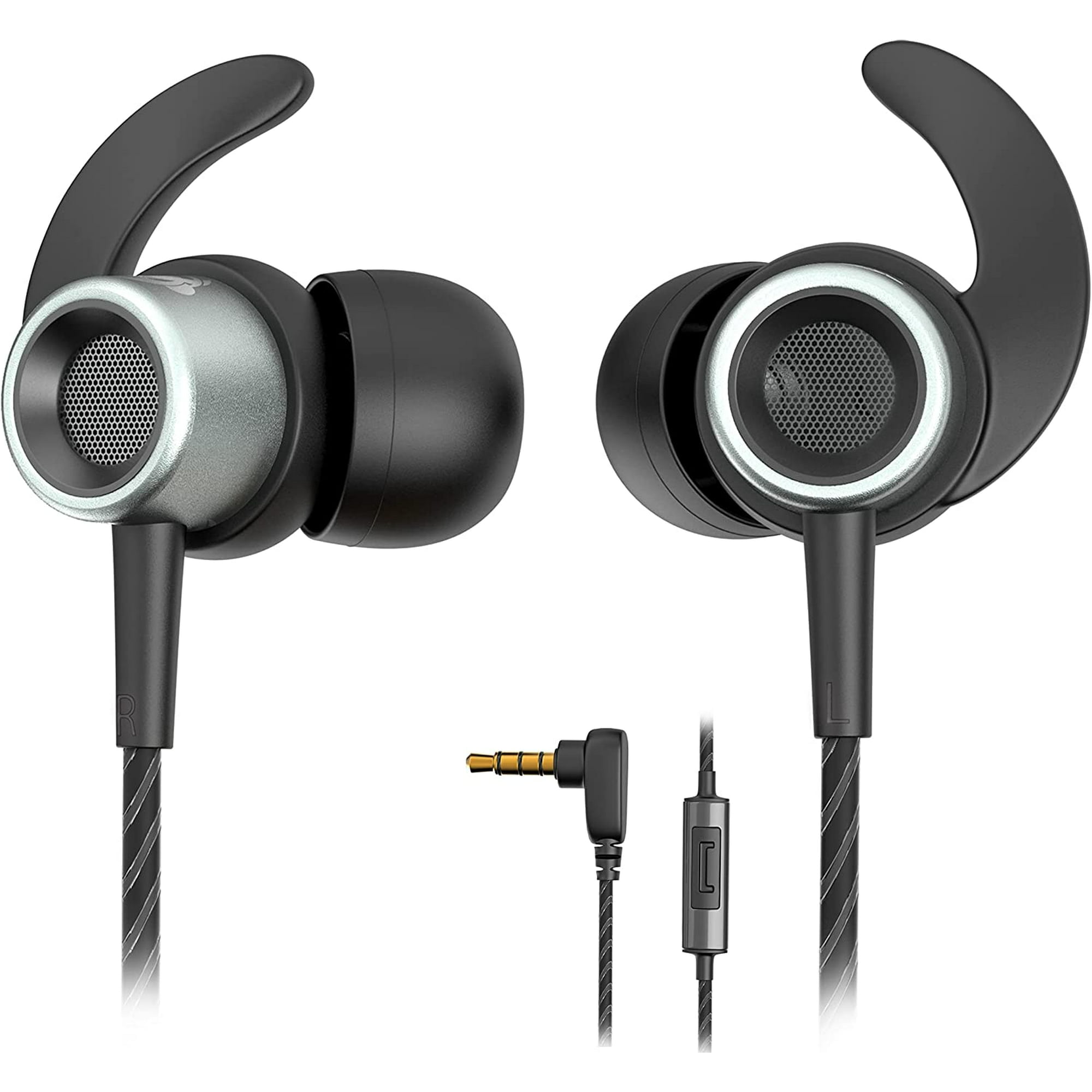 MINDBEAST Noise Cancelling Earbuds, Wired Headphones with Mic for Xbox ...