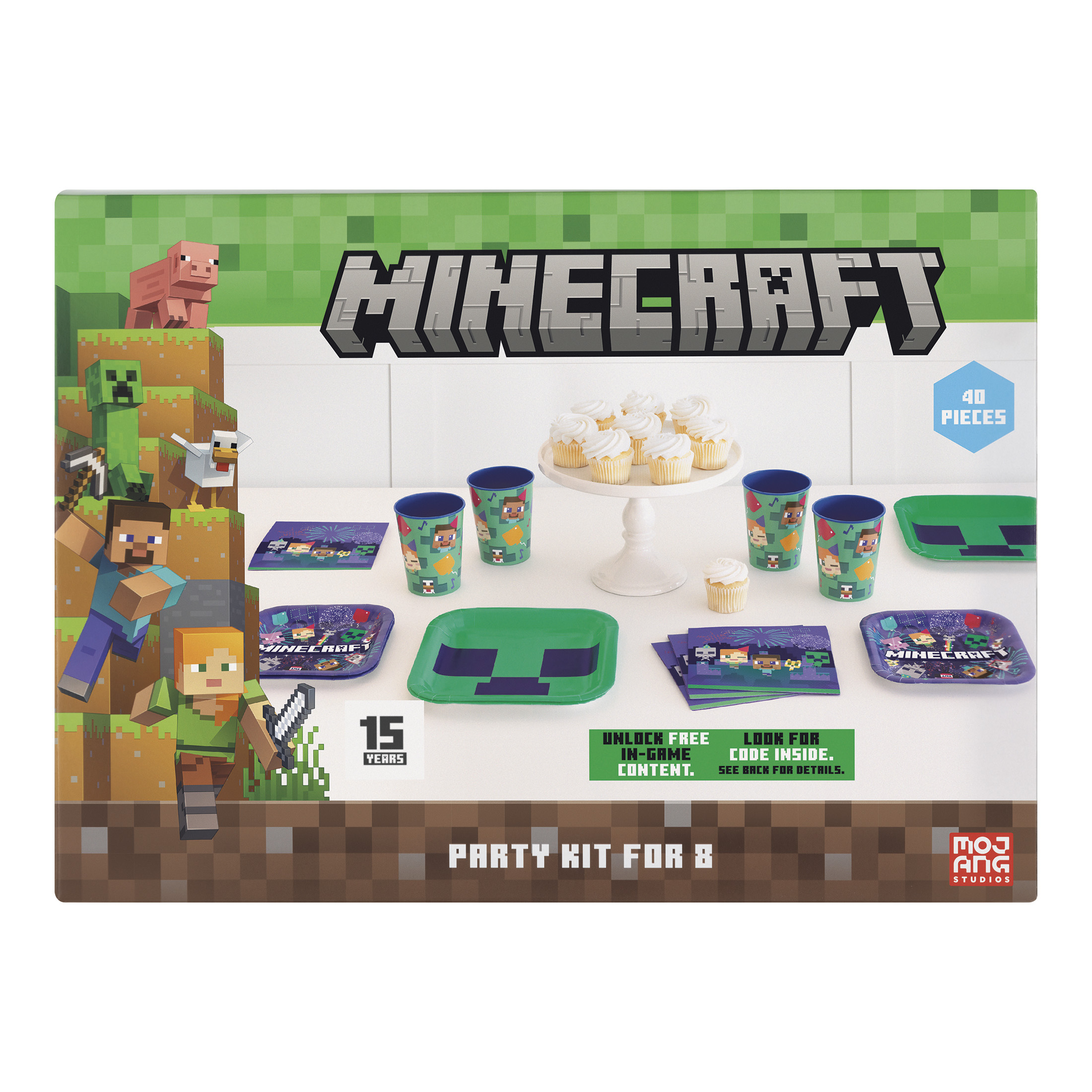 Minecraft Party Table Decorating Kit, 23pcs - Walmart.com
