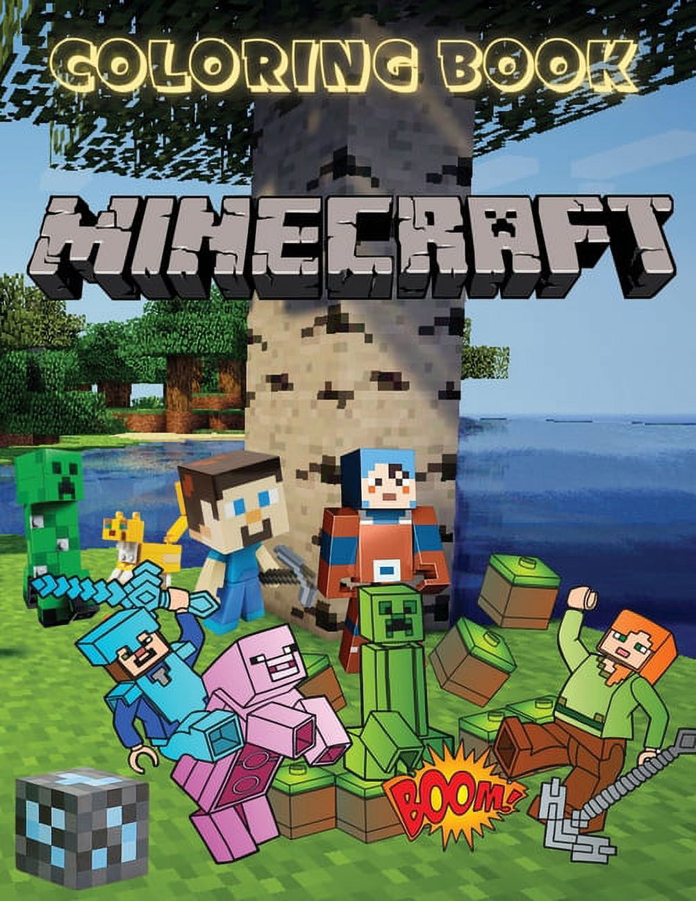 MINECRAFT Coloring Book : Do you like minecraft coloring books? Here ...