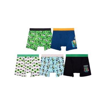 Minecraft Boys Boxer Brief Underwear, 4-Pack, Sizes XS-XL - Walmart.com