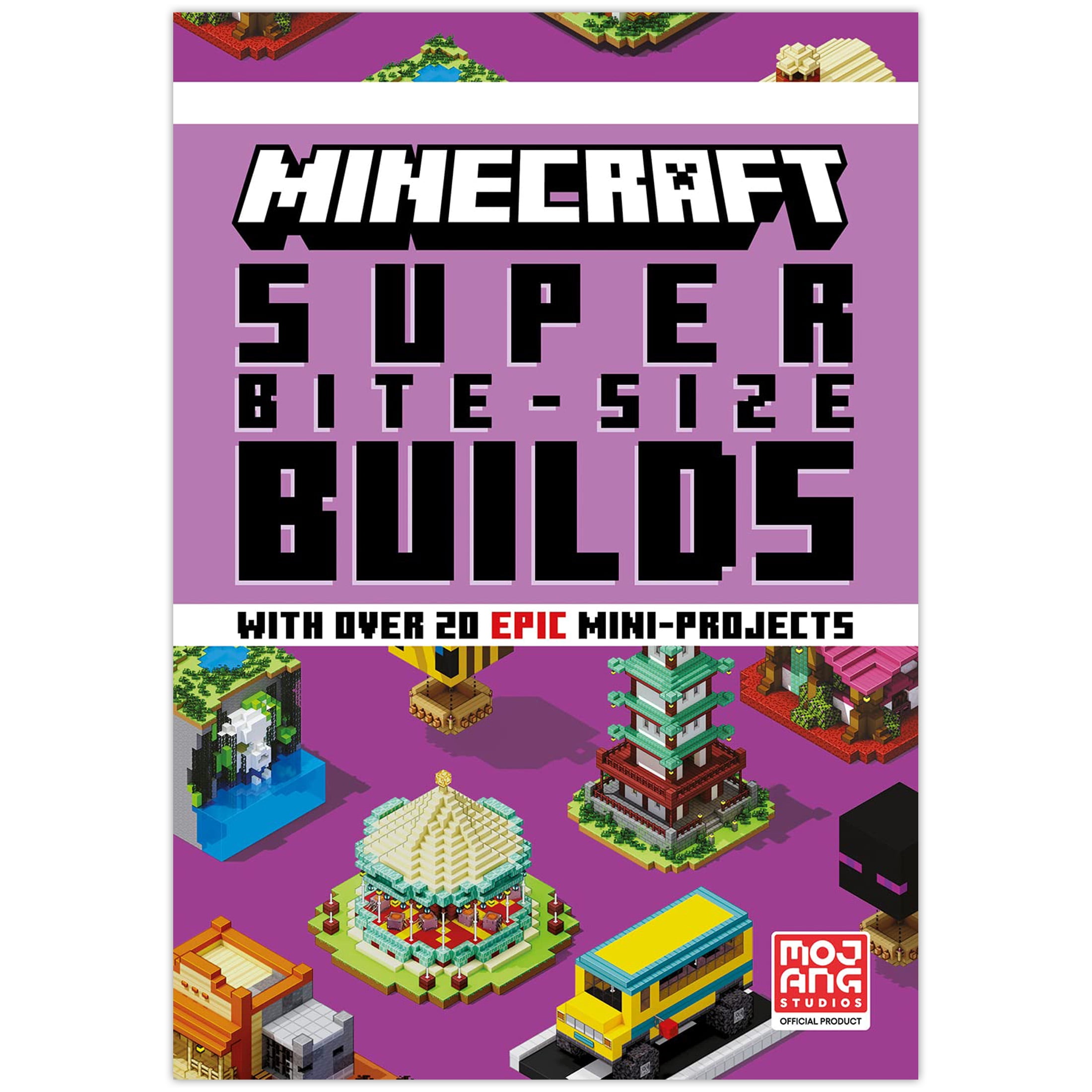 MINECRAFT SUPER BITE-SIZE BUILDS by Mojang 2023 Hardcover NEW - Walmart.com