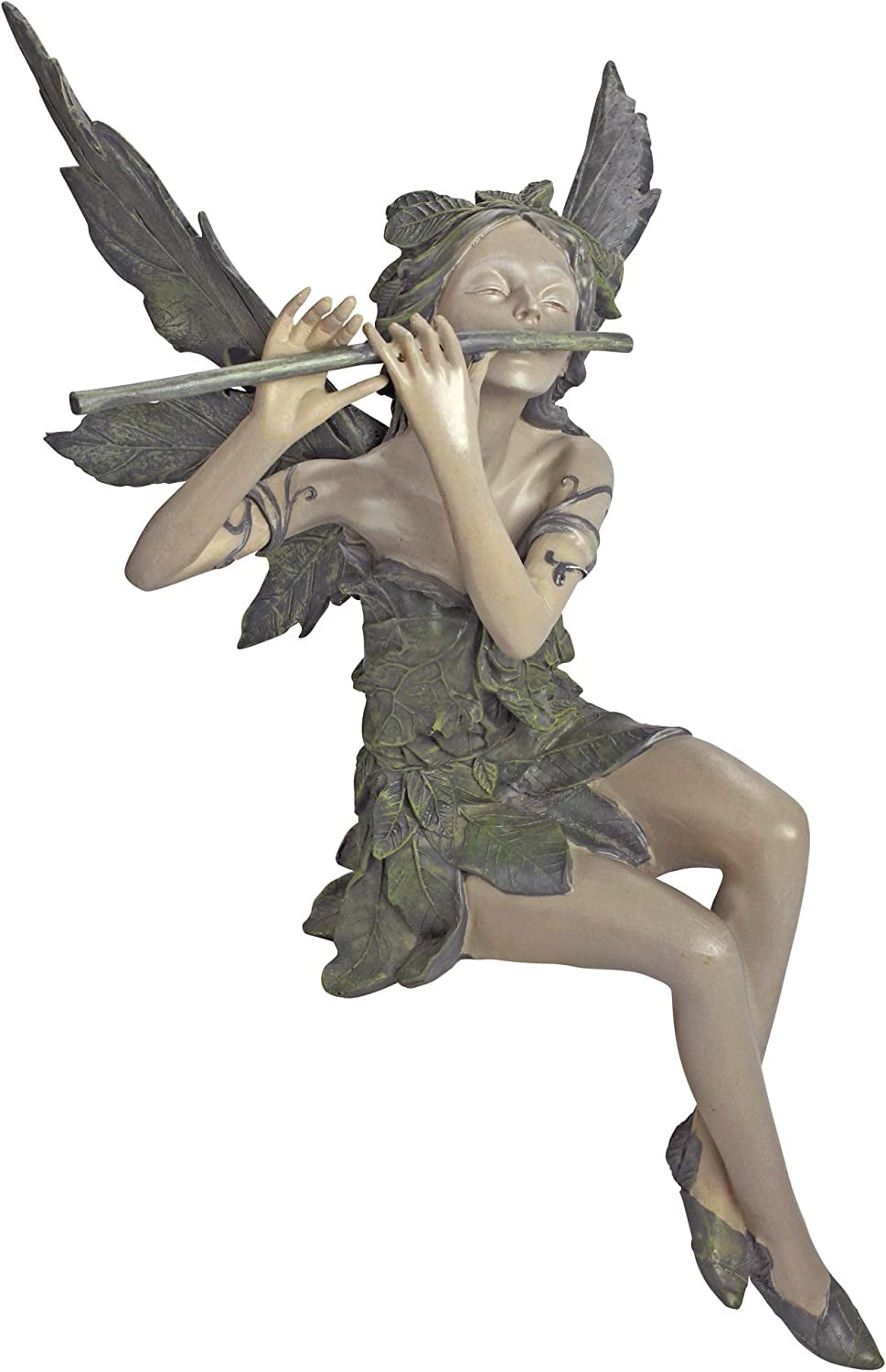 MINGFENG Fairy of the West Wind Sitting Garden Statue, 19 Inch ...