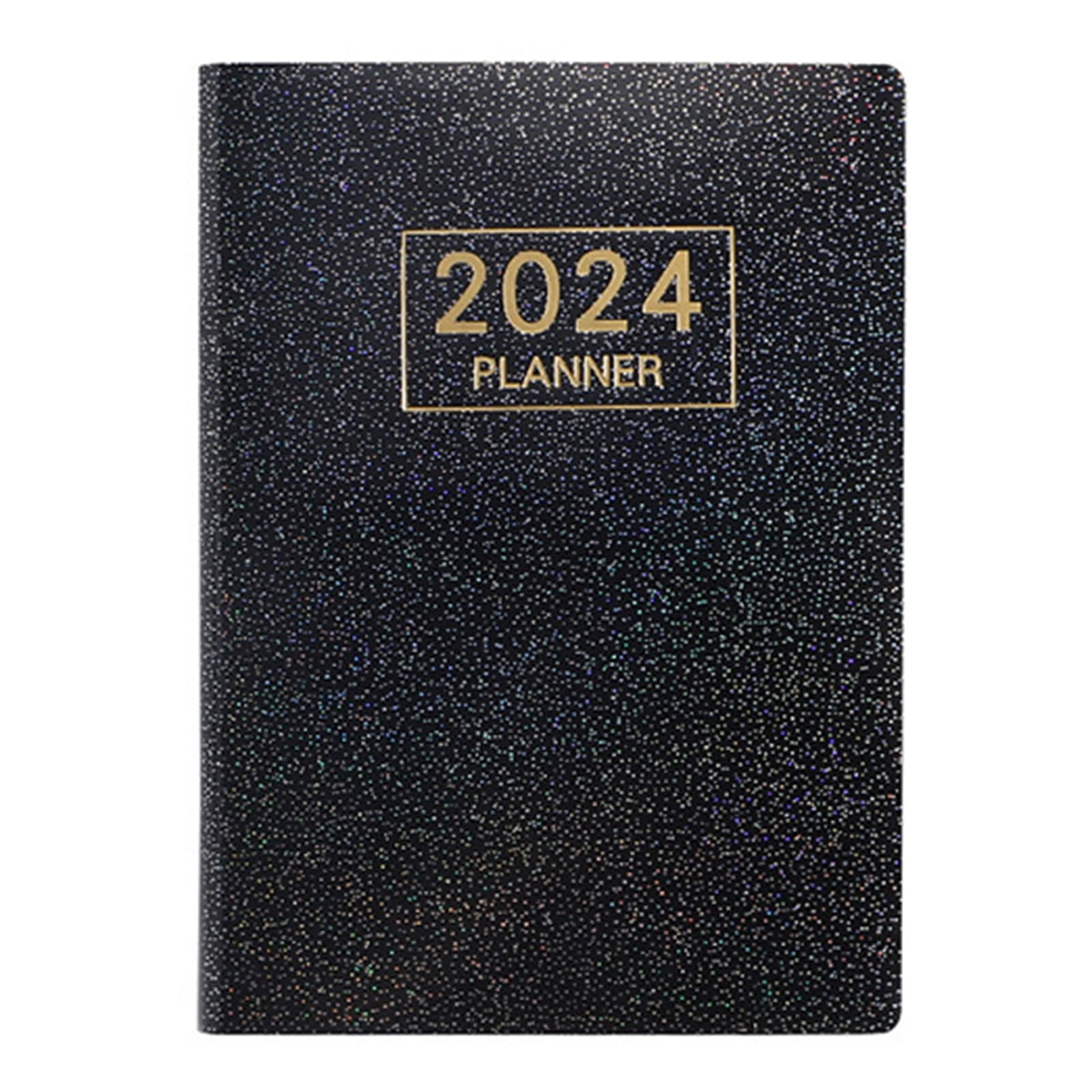 MINGFENGS 2024 Leather Daily Planner - A7 Pocket Planner with Weekly ...