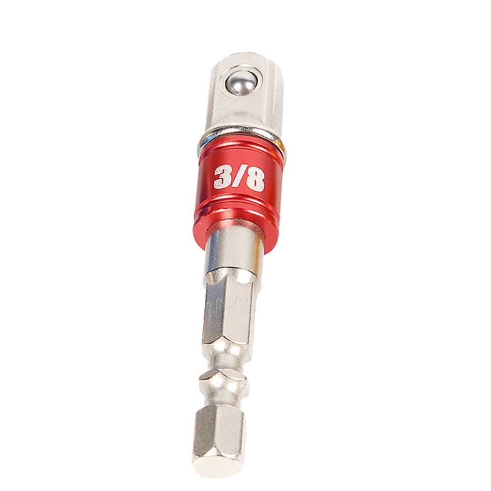 MINGFENGS 3-in-1 Hex to Square Nut Driver Adapter - 3/8" 1/2" Impact ...