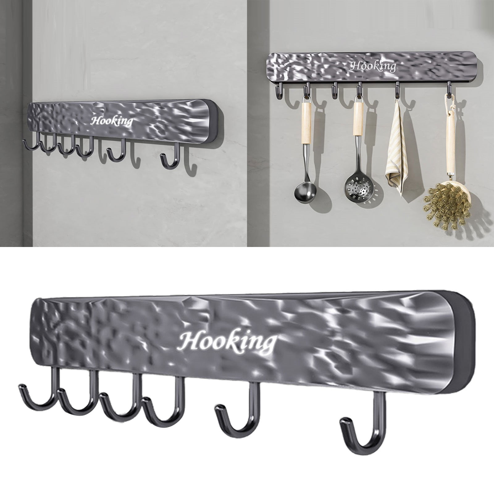 MINGFENGS Adjustable Sliding Hooks for Kitchen Cabinets - Heavy Duty ...