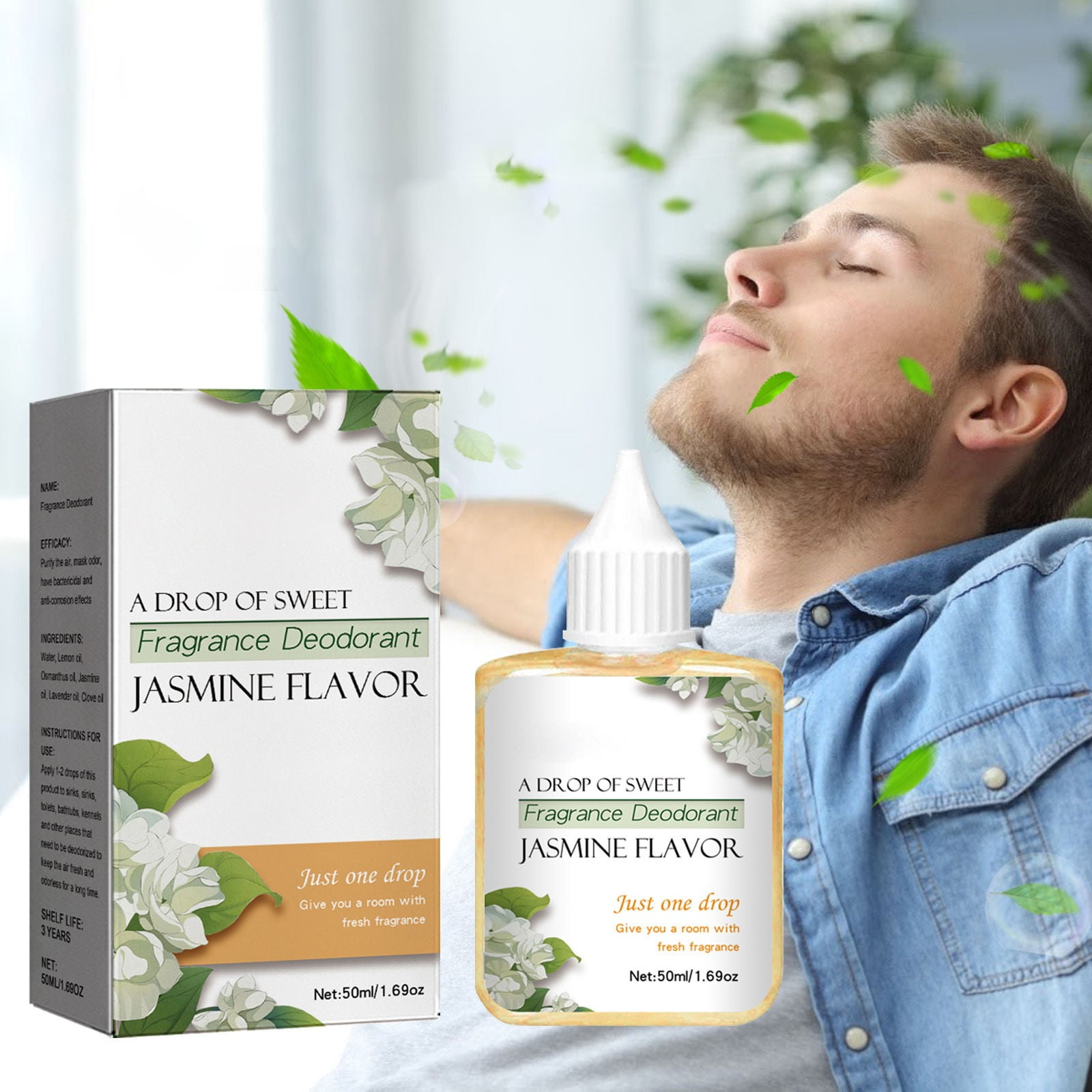 MINGFENGS Advanced Odor Eliminator Drops Long Lasting Natural Fragrance ...