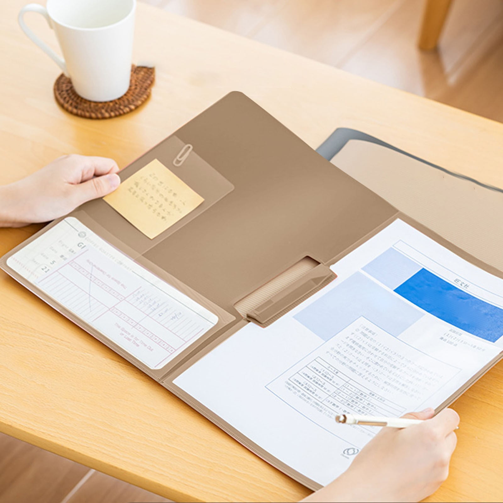 MINGFENGS Foldable Clipboard with Cover - A4/Letter Size Plastic ...