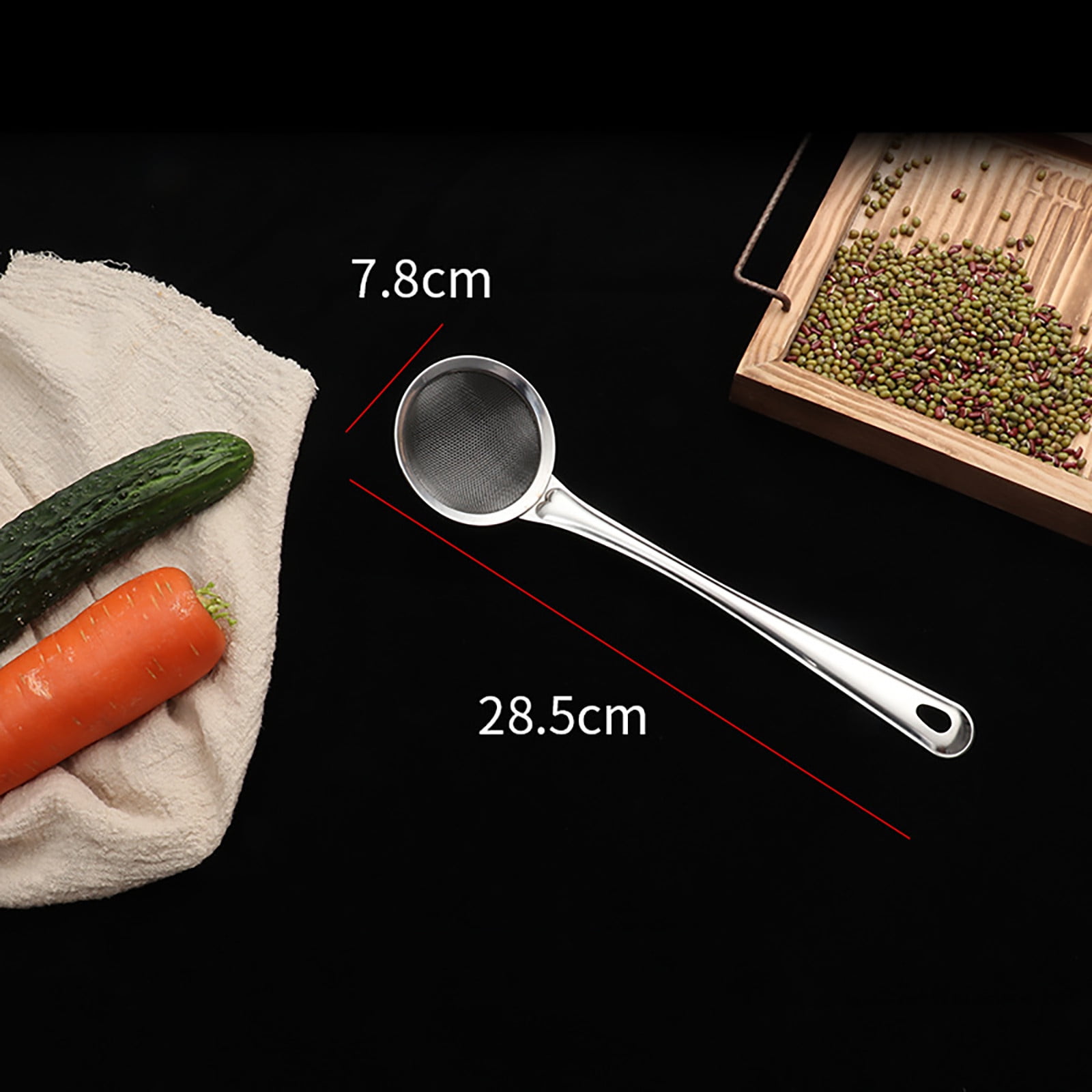 MINGFENGS Funnel Kitchen Stainless Steel Strainer Soy Milk Filter ...