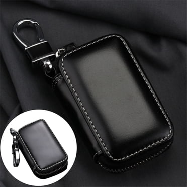 Hadanceo Key Case Pull Out Type Storage Items Faux Leather Car Keychain ...