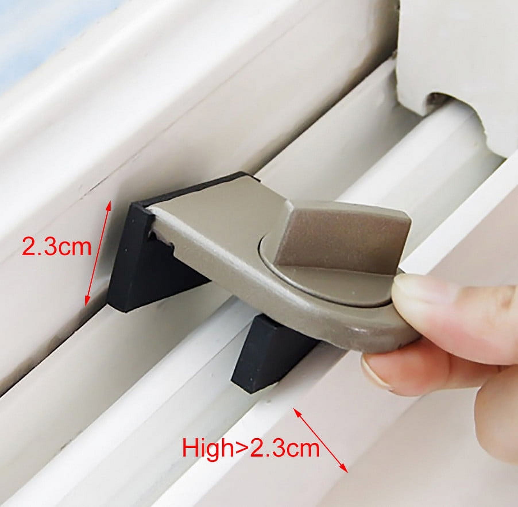 MINGFENGS No-Drill Sliding Window Lock for Child Safety - Adjustable ...