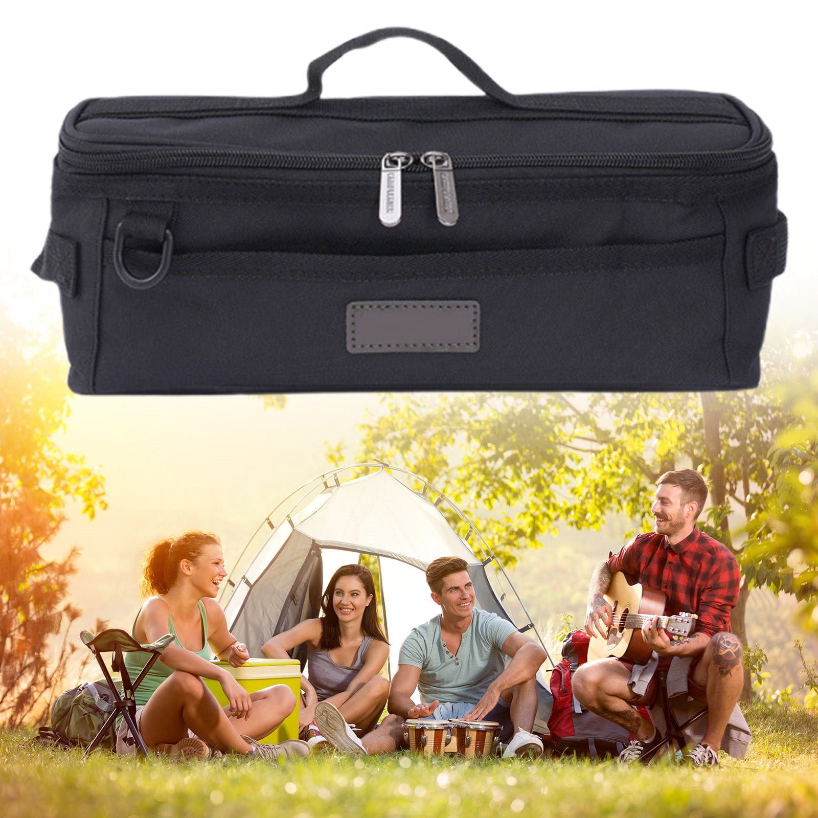 MINGFENGS Premium Camping Cookware Organizer Bag - Heavy Duty ...
