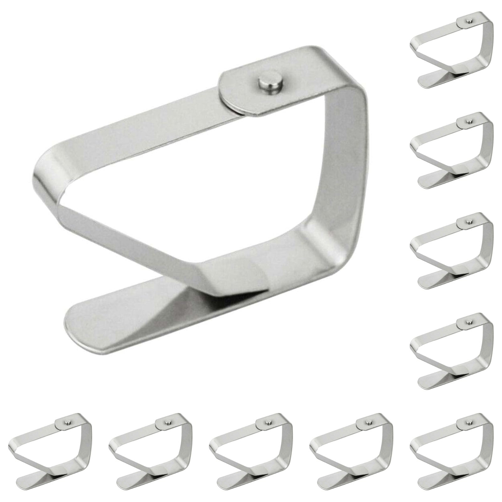 MINGFENGS Premium Stainless Steel Tablecloth Clips - Table Cloth Clamps ...