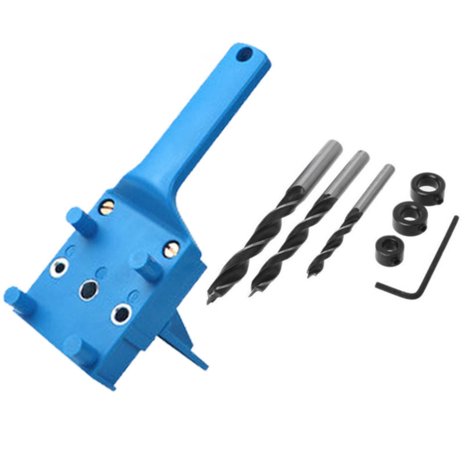 MINGFENGS Self-Centering Drill Guide Jig for Woodworking - Adjustable ...