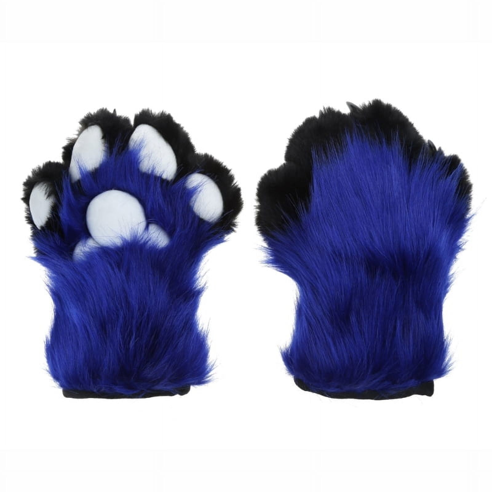 MINGPAI Wolf Dog Foxes Paw Claw Gloves Costume Accessories Cosplays ...