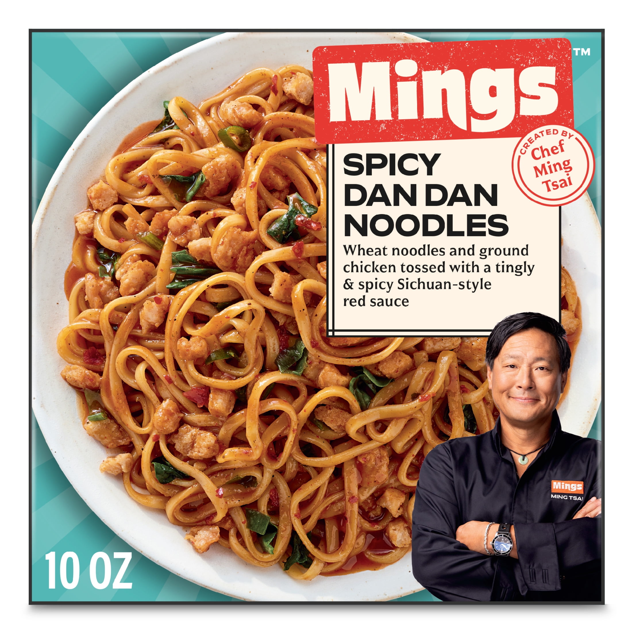 Mings Frozen Asian Noodles Spicy Dan Dan Microwave Meal, 10 oz (Frozen) - Walmart.com