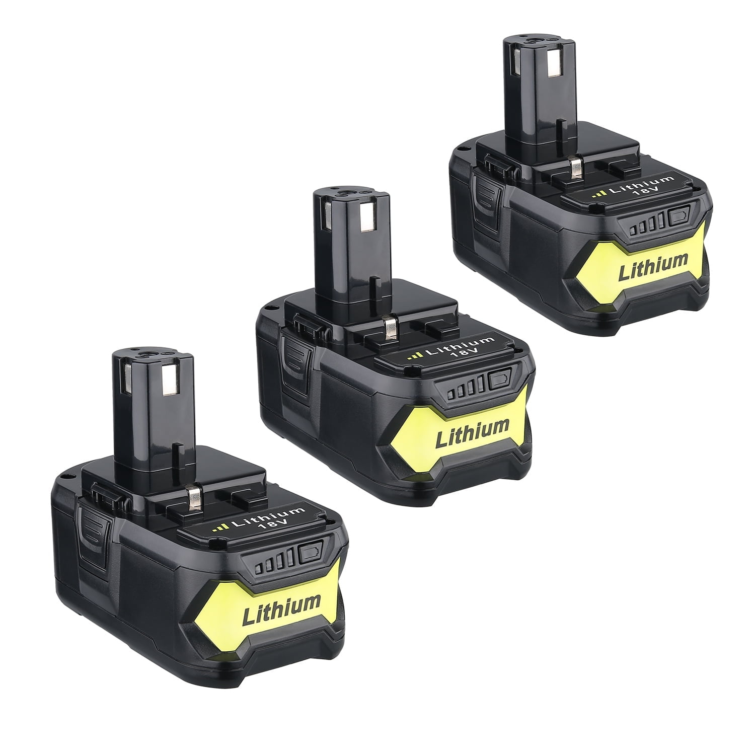 MINGSCI for 5.0Ah Lithium-ion Replacement Ryobi 18v Battery Compatible ...