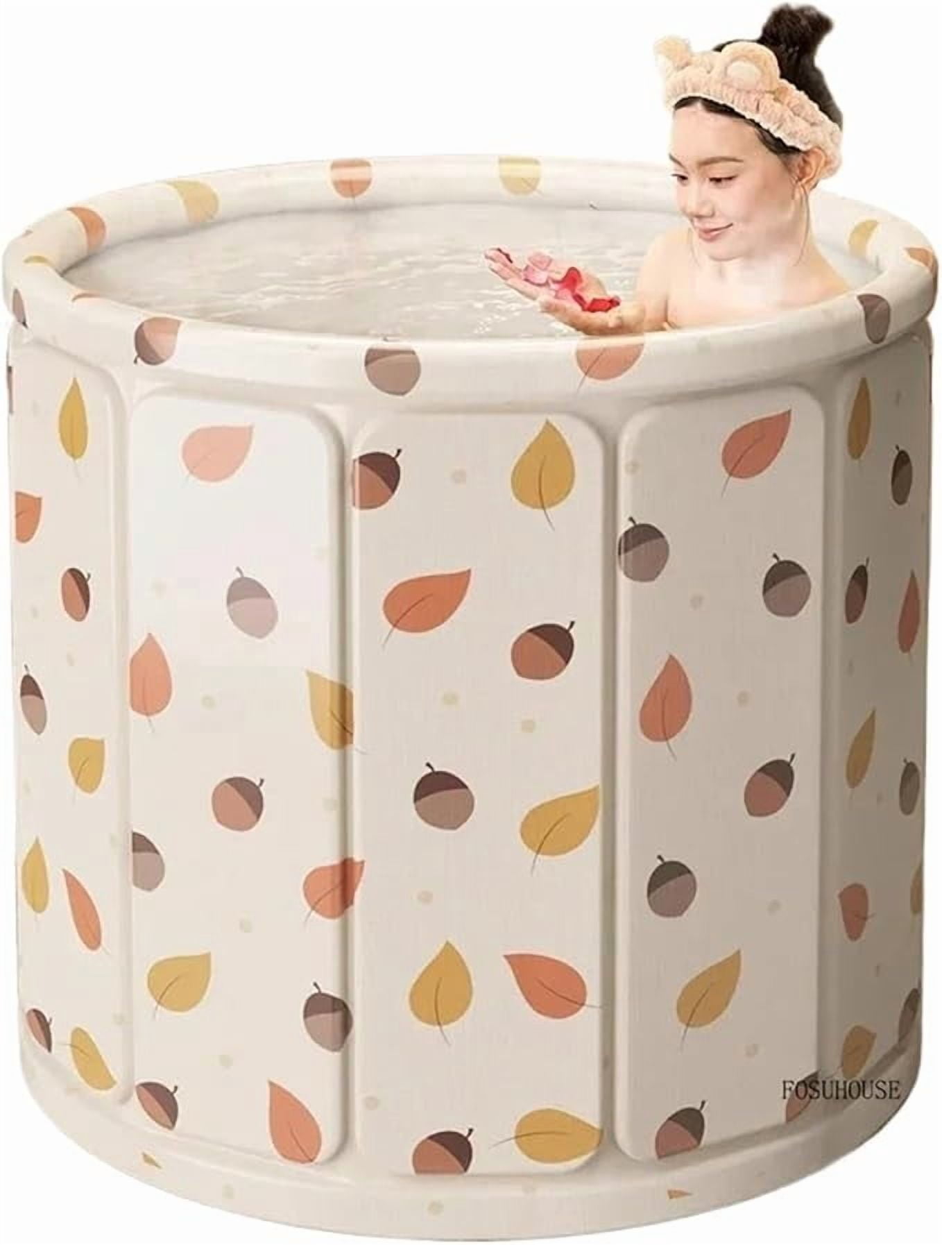 MINGYI Foldable Bathtub for Adults ,27.5in PVC Portable Soaking Bath ...
