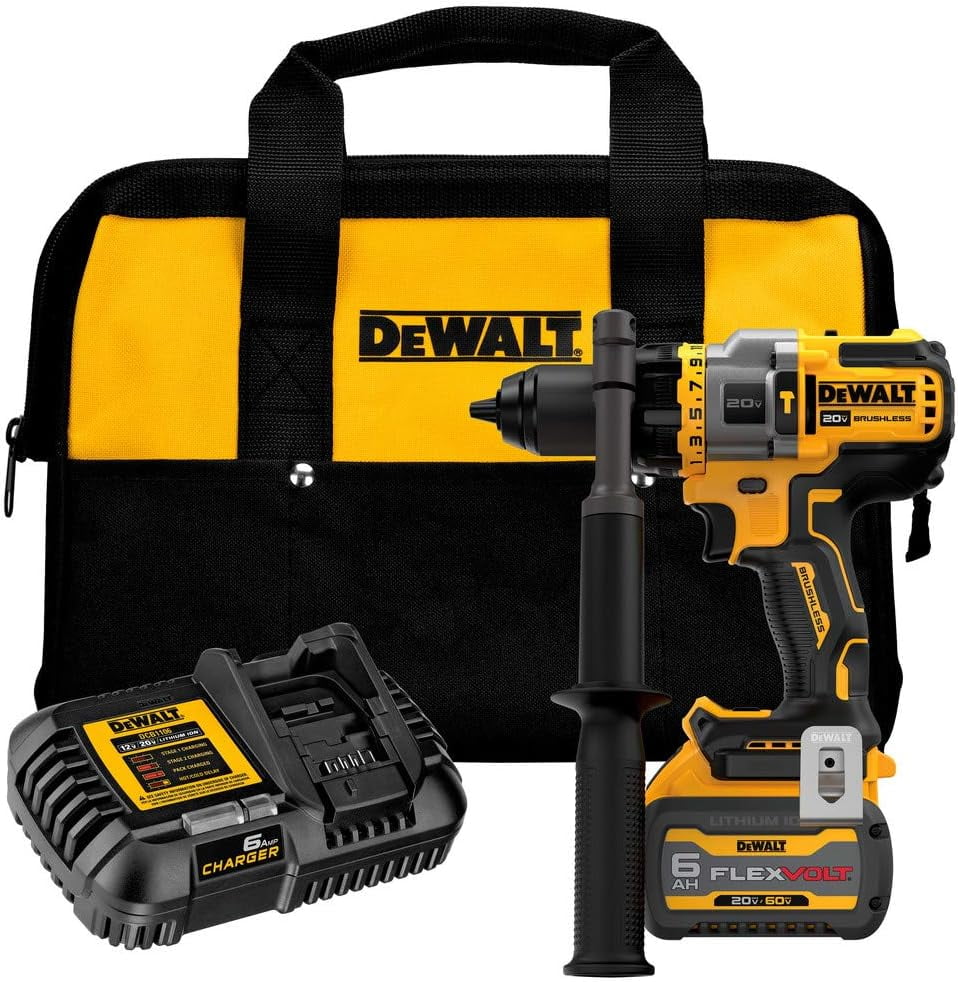 MINGZHI FLEXVOLT ADVANTAGE 20V MAX* Hammer Drill, Cordless, 1/2-Inch ...