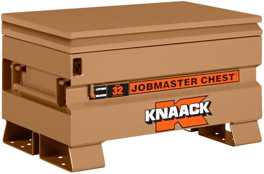 MINGZHI Jobsite Chest, 32 inch W x 19 inch D x 13 inch H, Tan - Walmart.com
