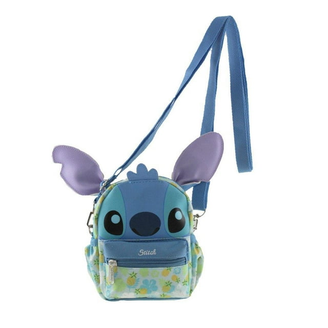 MINI 6" Leather Lilo and Stitch Style Small 2-in-1 Cross-body bag/ Mini ...